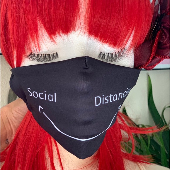 Accessories | New Slogan Face Mask Social Distancing Wfilter | Poshmark